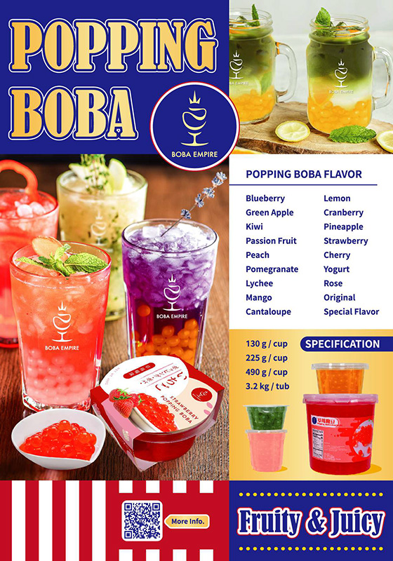 Discover Quality Tapioca Pearls & Boba Toppings at Empire Eagle Food