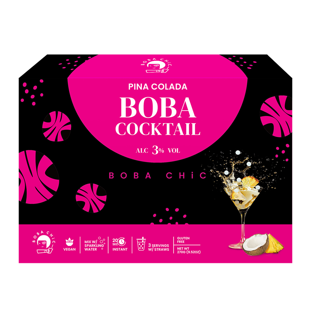 Pina Colada Cocktail Popping Boba Kit Supplier | BOBA CHiC