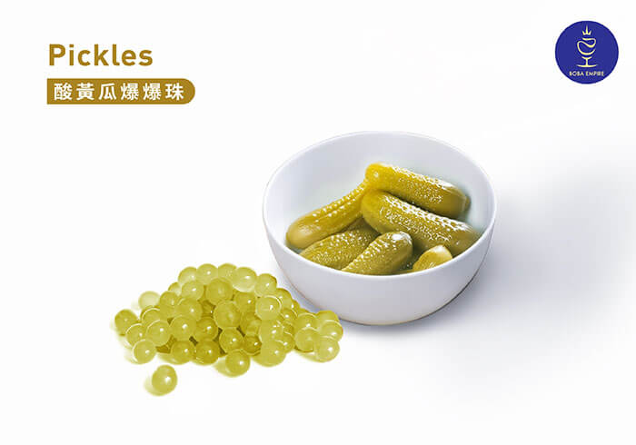 Pickled Cucumber Popping Boba Supplier | BOBA EMPIRE